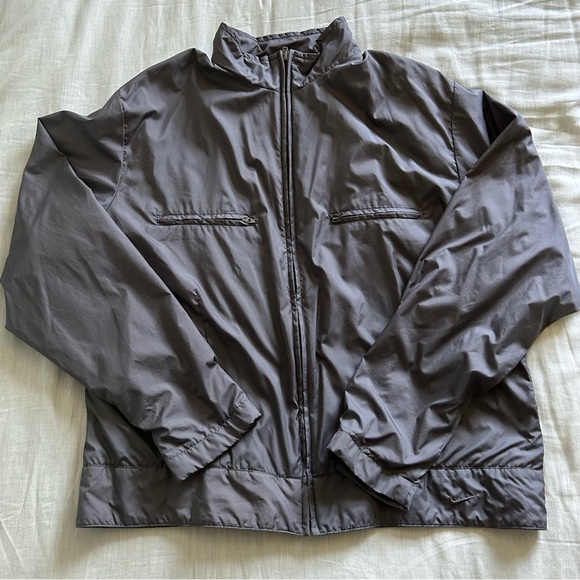 Nike | Jackets & Coats | 200s Nike Grey Bomber Windbreak Jacket | Poshmark